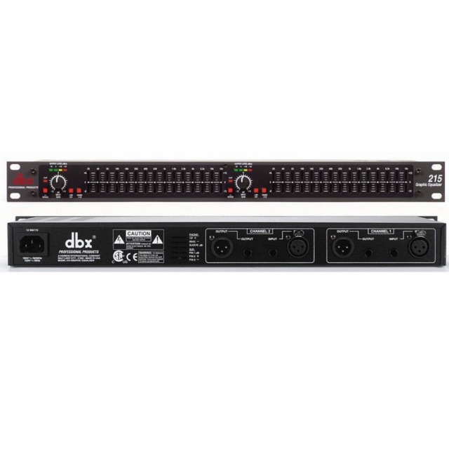 215 Dual Channel 15-Band Graphic Equalizer (Black) | Shopee Philippines