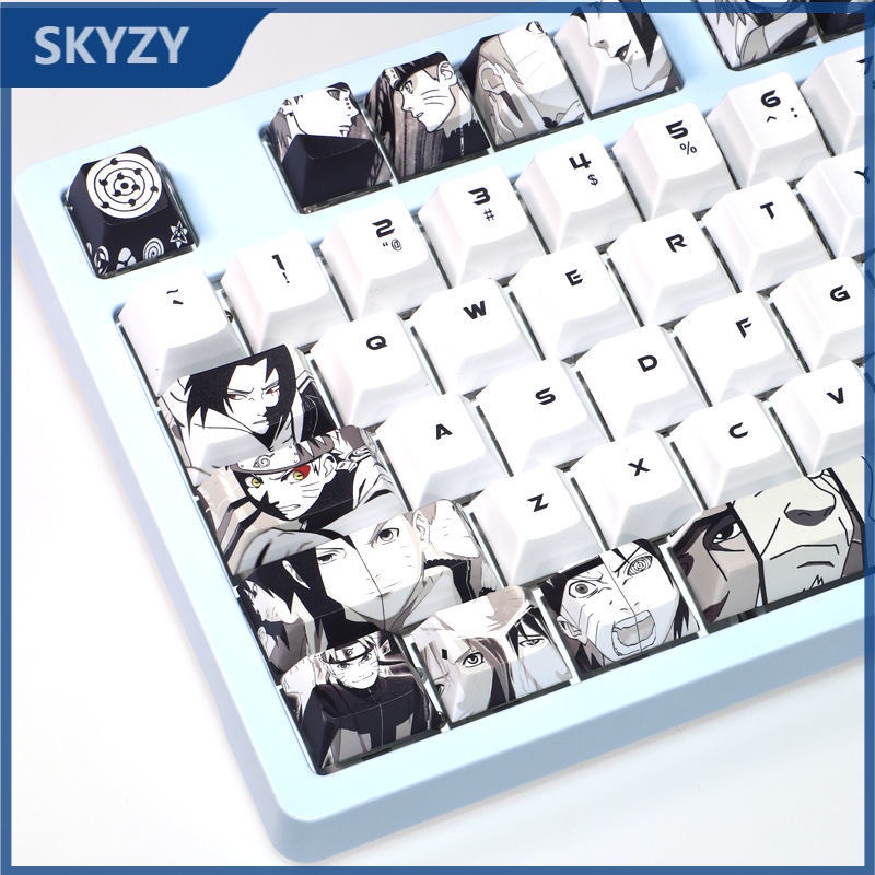 Naruto Keycaps Cherry Profile Anime PBT Dye Sublimation mechanical ...