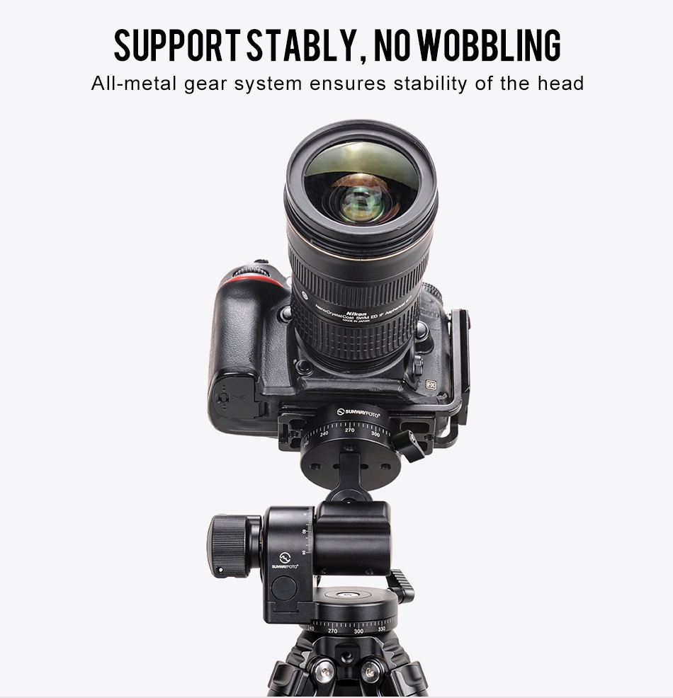 SUNWAYFOTO GH-PRO II For DSLR Camera Panorama Head Arca Swiss Tripod ...