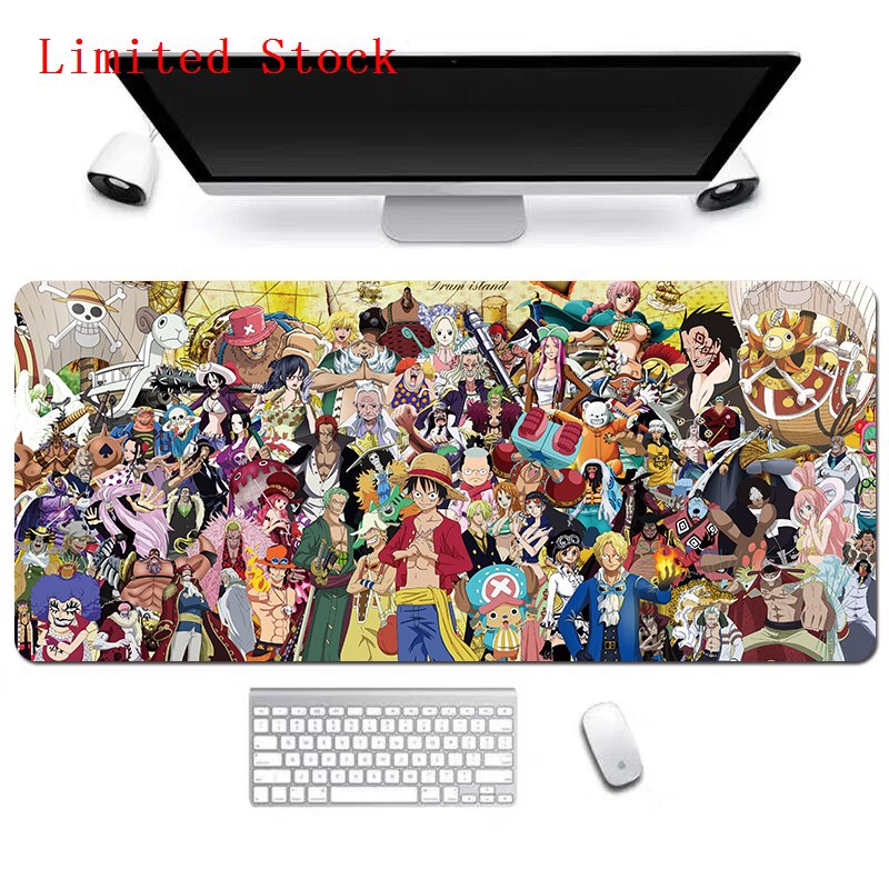 One Piece Mouse Pad Oversized Anime Large Mouse Pad Naruto Table Mat ...