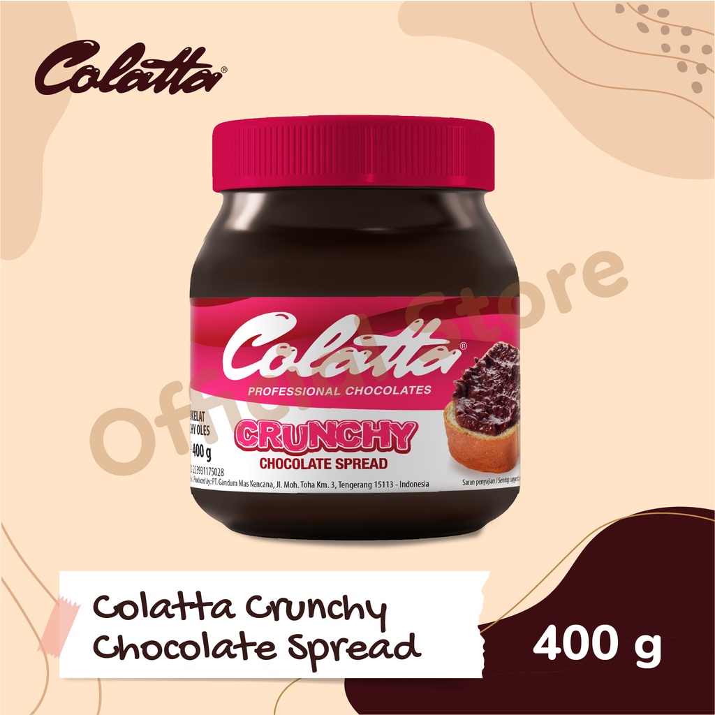 Colatta Crunchy Chocolate Spread 400g | Shopee Philippines
