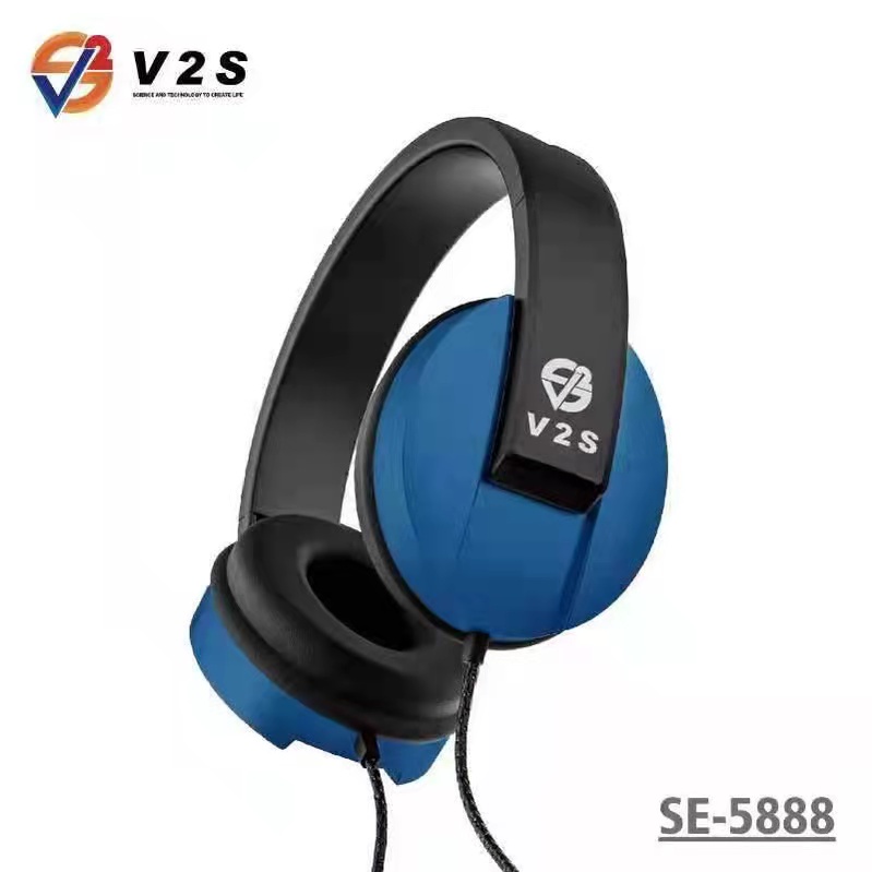 V2S SE5222 Collapsible 3.5mm Standard Wired Headphone Foldable ...