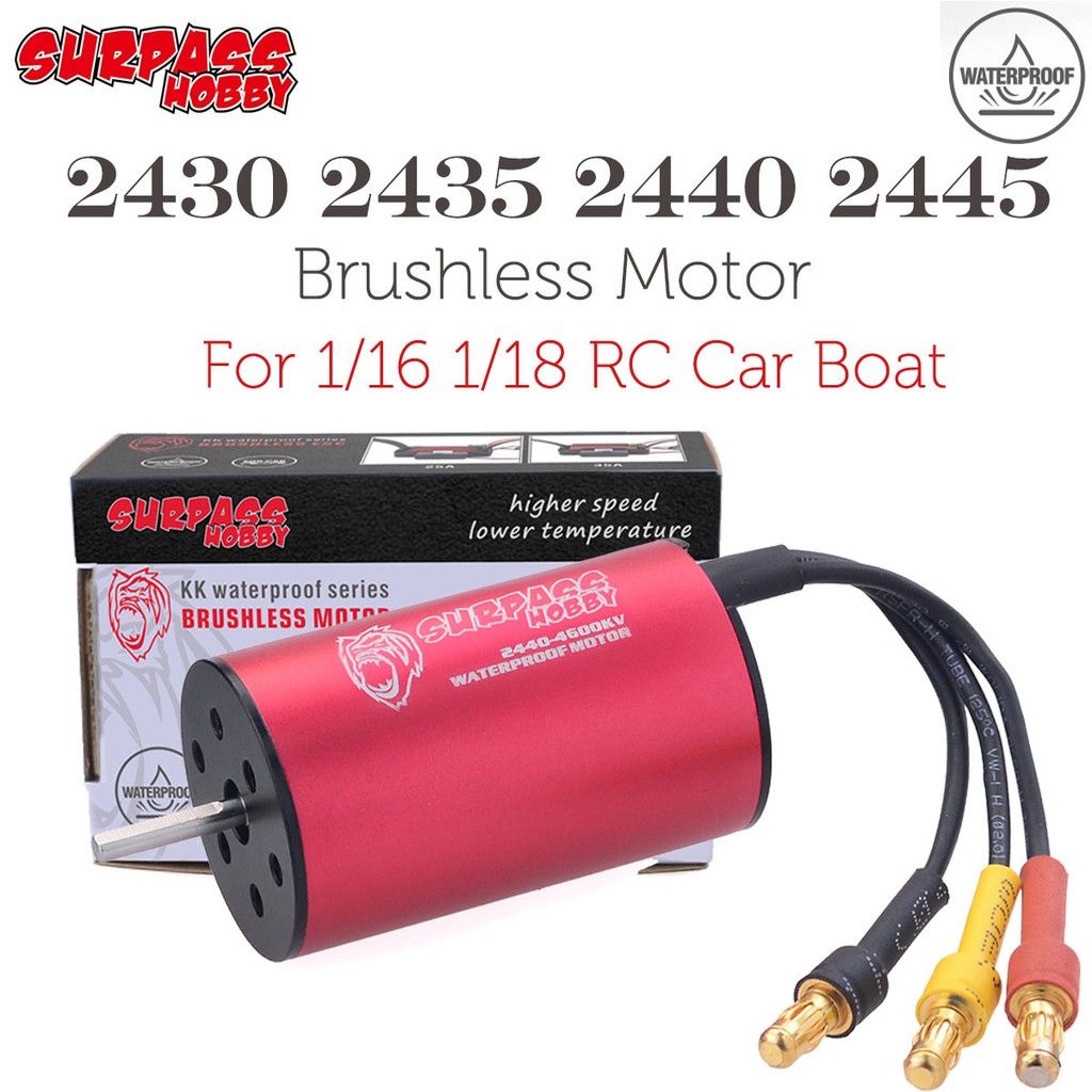 SURPASS HOBBY 2430 2435 2440 2445 Brushless Motor for Traxxas HSP 1/16 ...