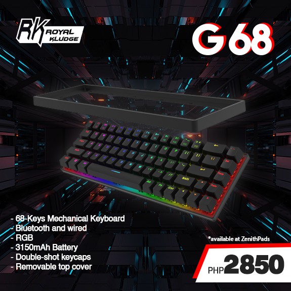 Royal Kludge G68 Gaming Mechanical Keyboard | Shopee Philippines