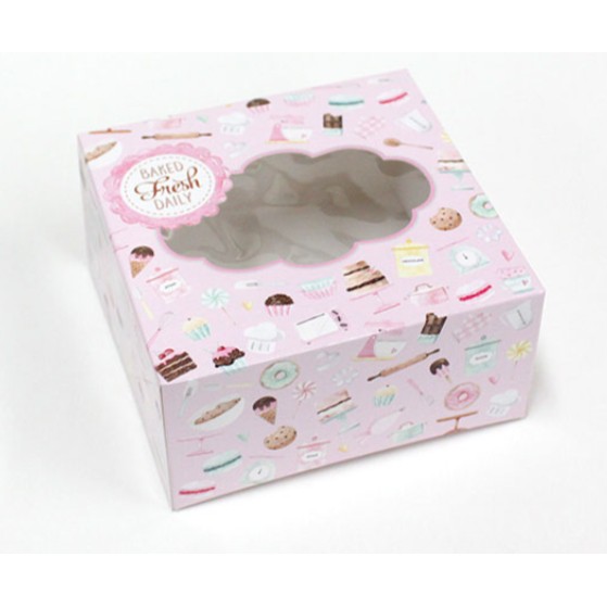 6 x 6 x 3 inches CAKE BOXES/ CUPCAKE BOXES/ MUFFIN BOXES | Shopee ...
