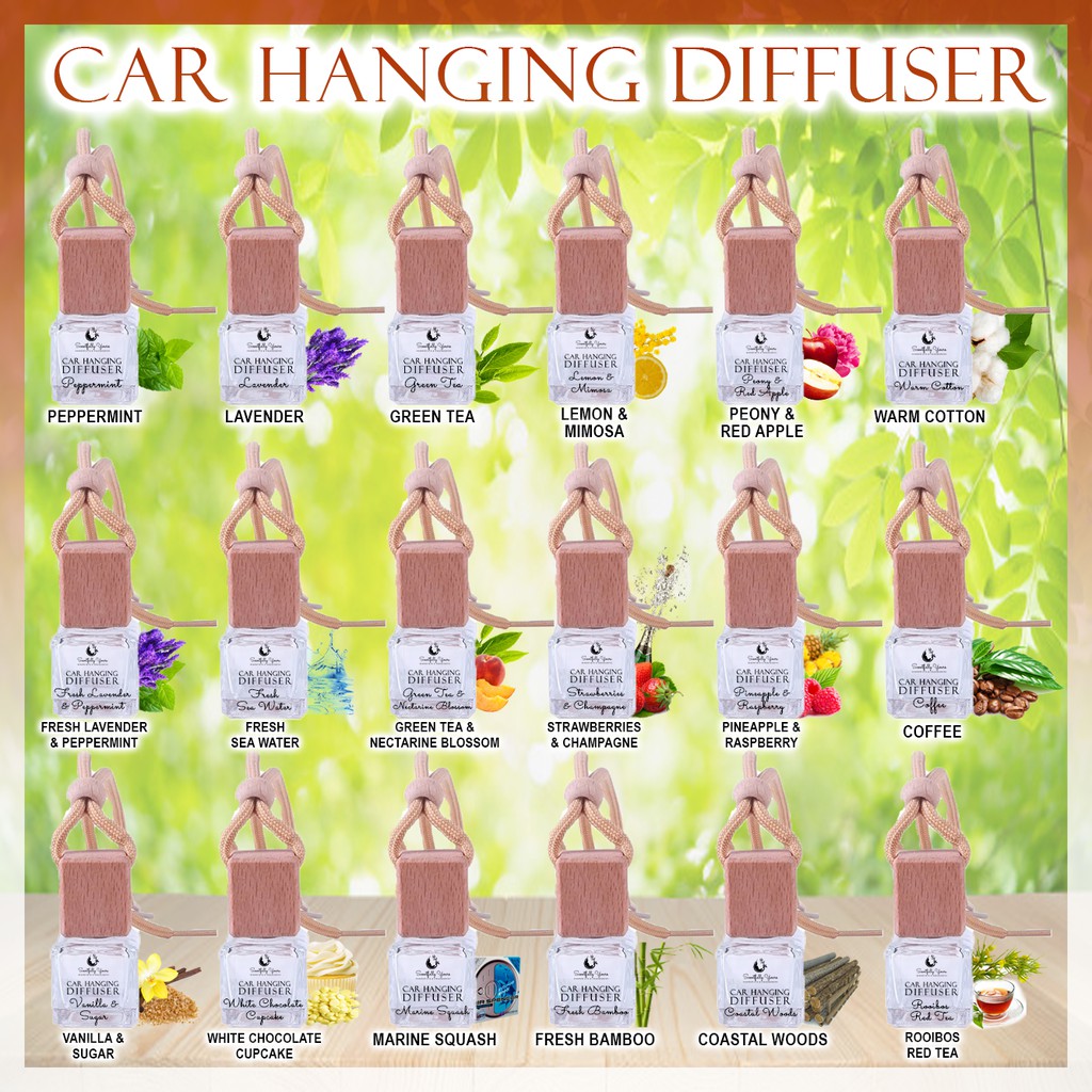Car Hanging Diffuser - High Concentrated Oil | Shopee Philippines