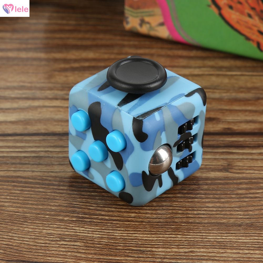 LE Relieve Stress Anxiety Boredom your finger tips fidget cube relieves ...