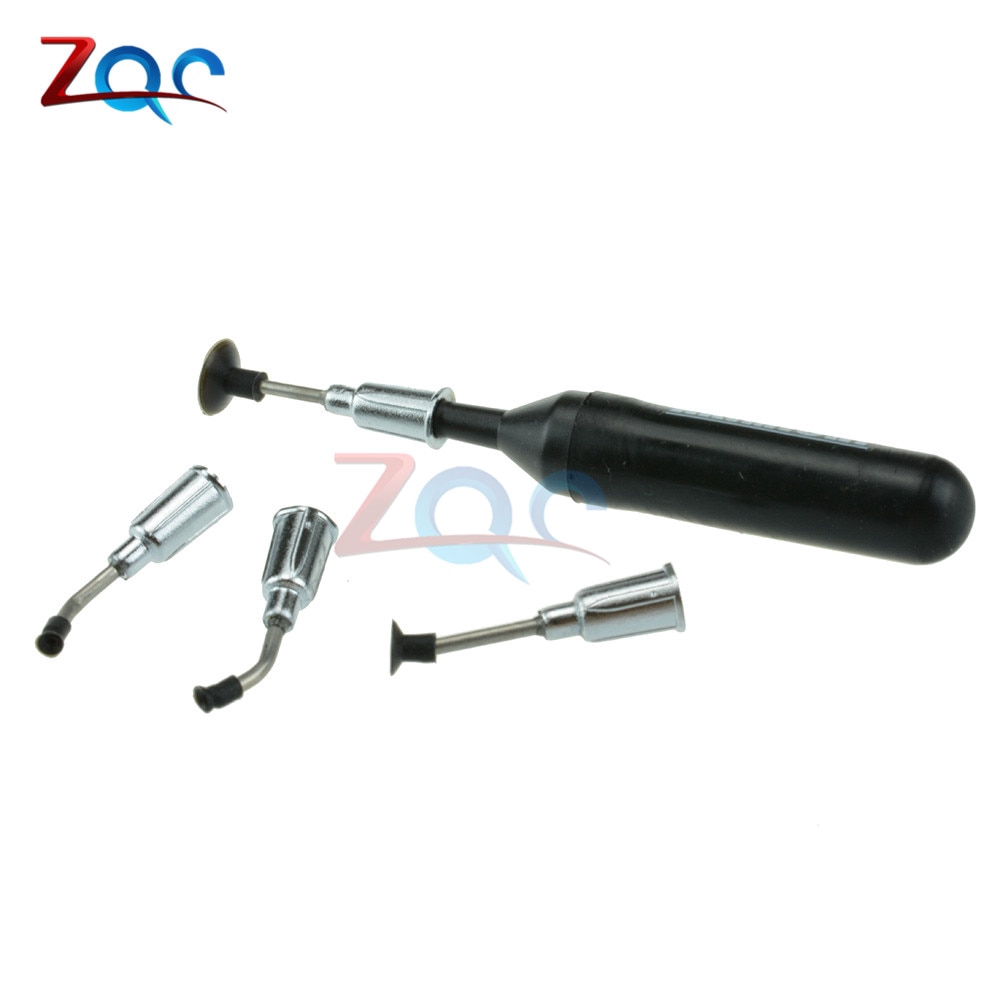 SMD IC Vacuum Sucking Pen Picker Pick Hand Tool 4 Suction Headers for ...