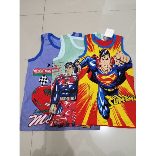 boys sando cartoon sando 100% cotton,pwedi sa 3-8 years old, | Shopee ...