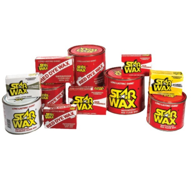 ★Star Wax Floor Shine Wax in Red Dye, Red and Colorless Variants 450g ...