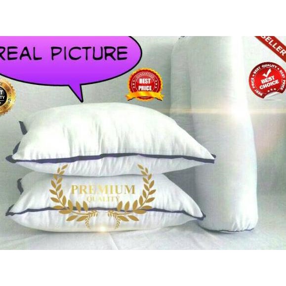 [9BR] Synthetic Goose Feather microfiber Pillow (Artificial)/Silicone ...