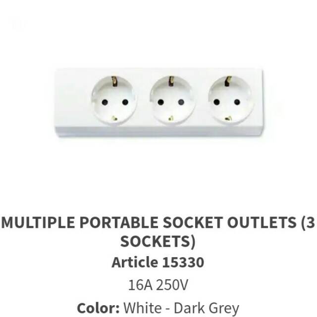 Broco NCP 3 Hole Grounded Socket, 15330 | Shopee Philippines