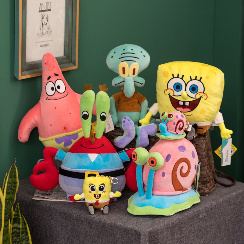 s Patrick Star Squidward Tentacles Kawaii Plushie Cartoon Cute Dolls ...