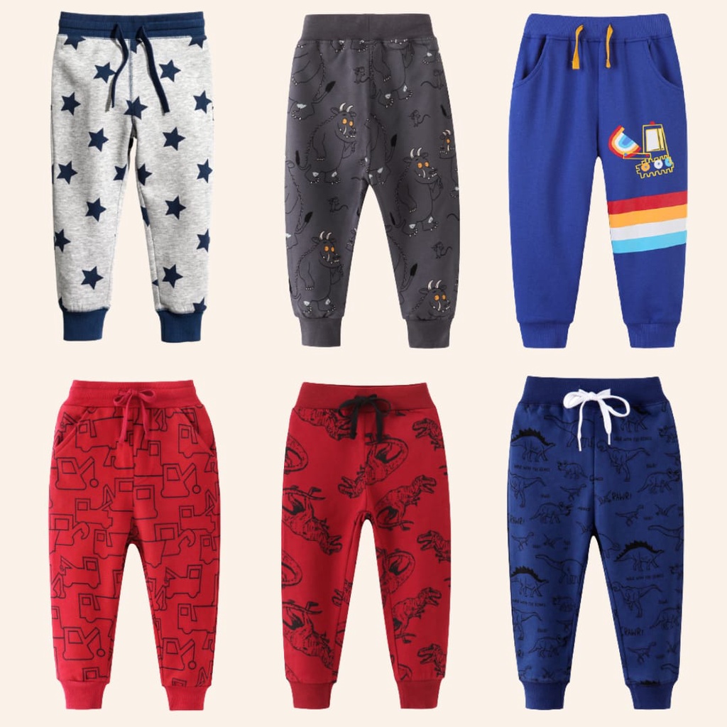 Heybaby MOTIF JOGER TROUSERS children's jogger pants 1 - 10 years old ...