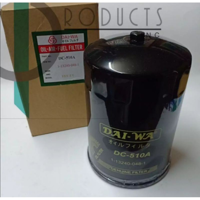 DAIWA Oil Filter DC-510A for Isuzu Forward 6BD1, 6BG1 (Secondary ...
