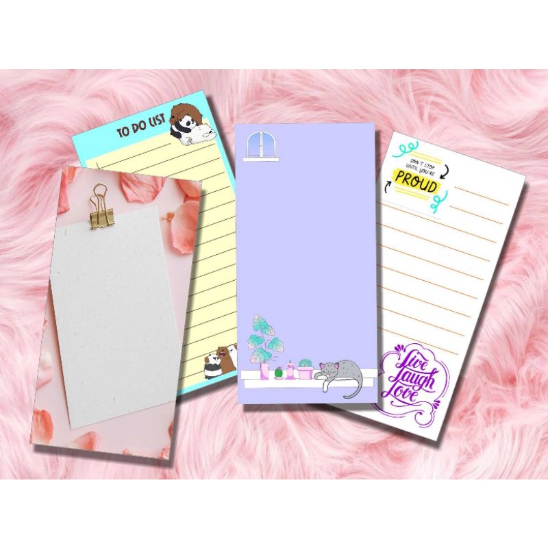Personalized Cute Memo Pad Notepad Arts and Crafts | Shopee Philippines