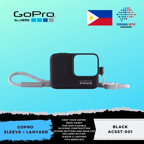 GoPro Sleeve + Lanyard ( Hero 7/6/5 ) (OLD PACKAGING) | Shopee Philippines