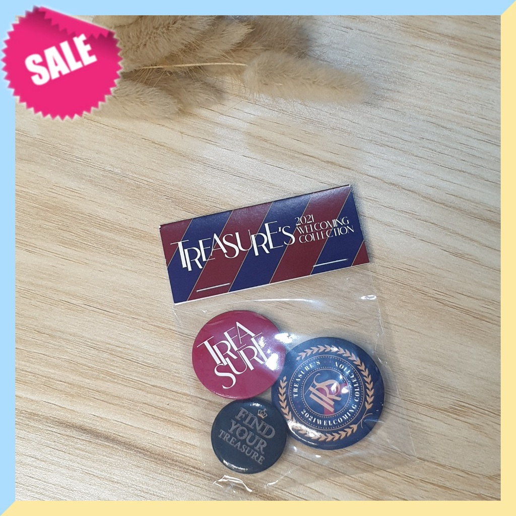Pin WELCOL TREASURE 2021 (1 SET) | Shopee Philippines