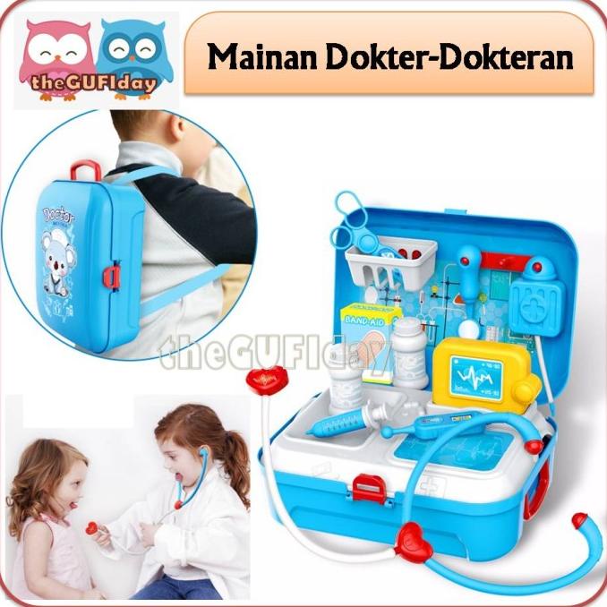 Children's Doctor's toy Doctor's toy suitcase set Doctor backpack ...
