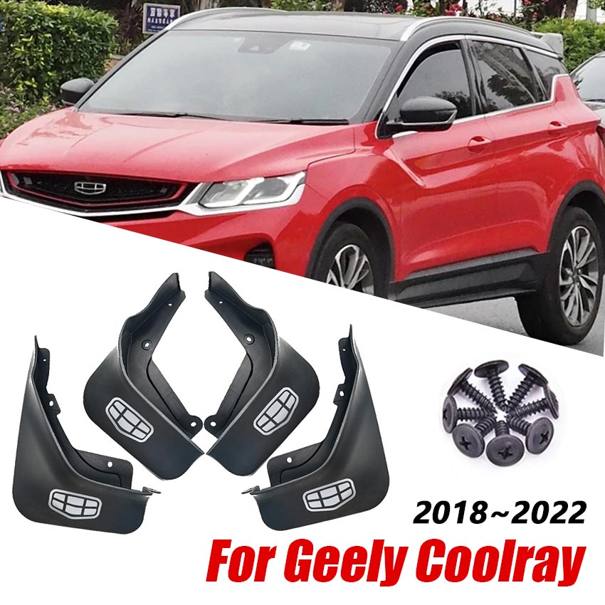 4Pcs Car Geely Mud Guard Mud Flap Car Fender Splash Guard for Geely ...
