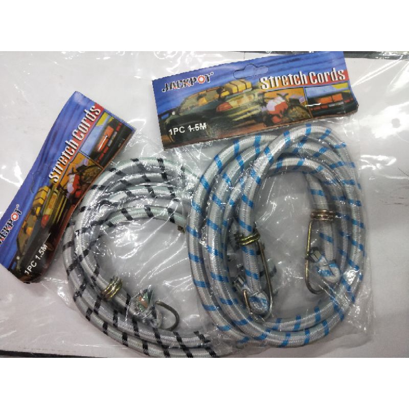 heavy duty ruber rope stretch cords 2hooks (1.5 meter 10mm thick ...