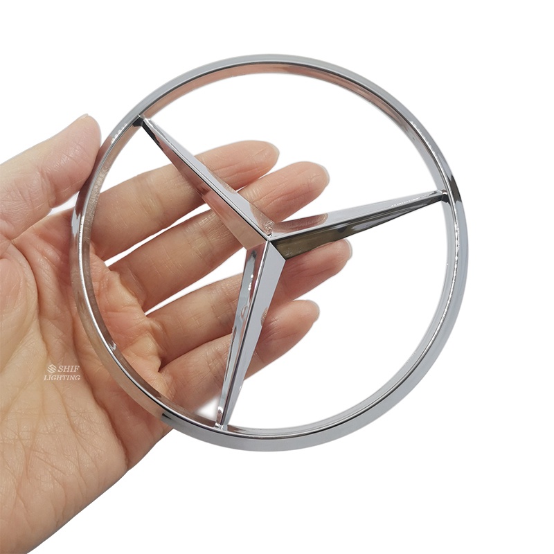 1 X ABS 115mm Size Mercedes Benz Logo Car Auto Rear Emblem Badge ...