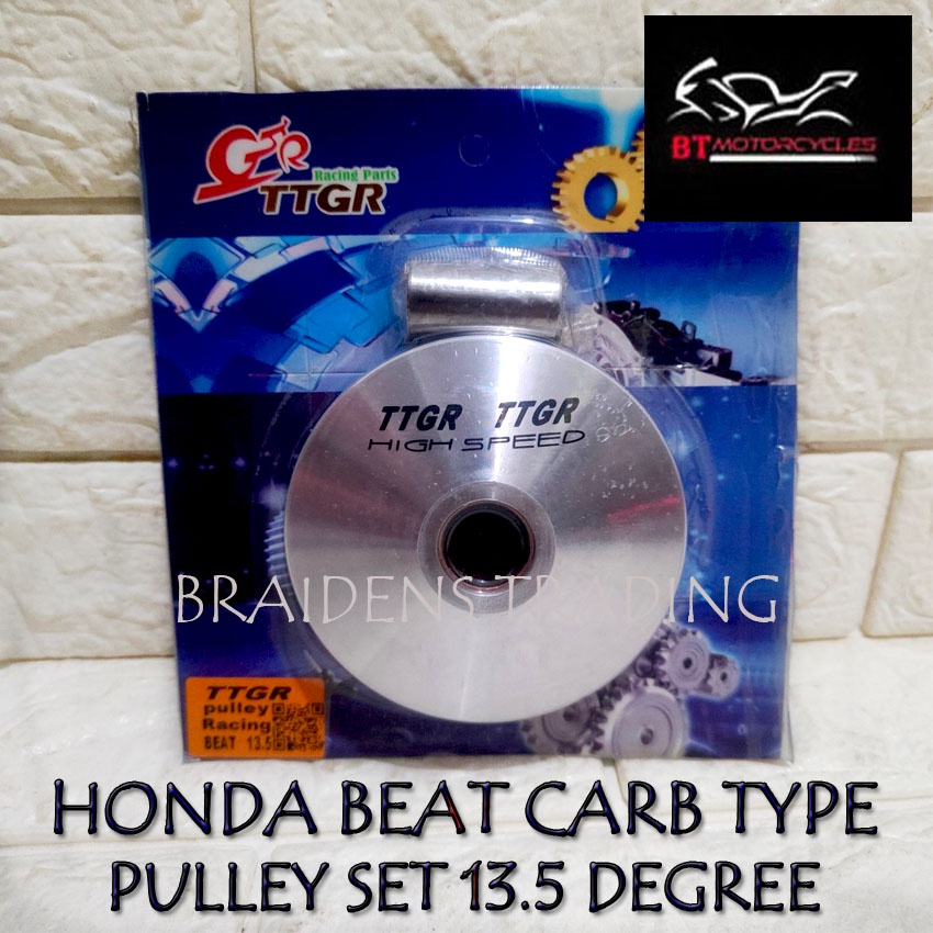 TTGR HONDA BEAT CARB TYPE PULLEY SET 13.5 | Shopee Philippines