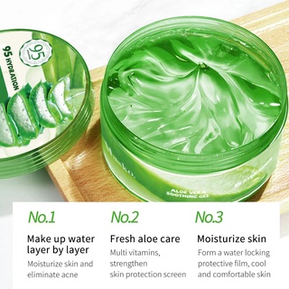 Masko. 95% Hydrating Aloe Vera Vitamin E Soothing Gel Moisturizing ...