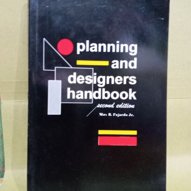 PLANNING AND DESIGNERS HANDBOOK second edition | Shopee Philippines