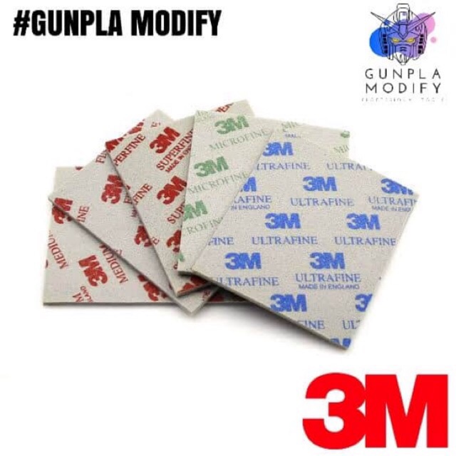 3M Sponge Sand Paper Soulding SUPERFINE ULTRAFINE MICROFINE | Shopee ...