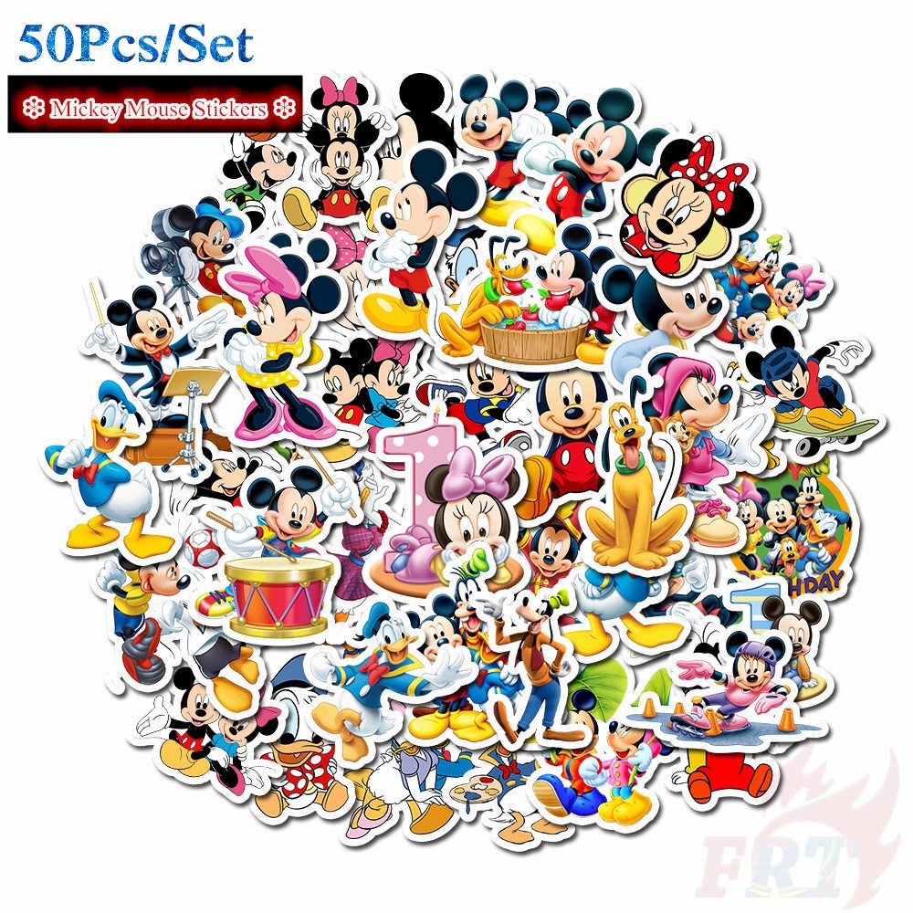 Mickey Mouse & Minnie Mouse - Series 01 Stickers 50Pcs/Set Disney ...