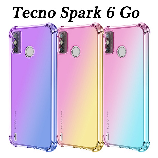 Tecno Spark Go 2023 Phone case Tecno Spark 6 go Spark 6 color four-corner anti-fall mobile phone ...