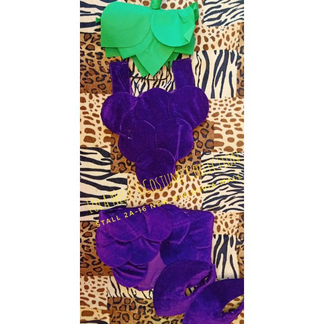 GRAPES COSTUME FOR KIDS (up and down) | Shopee Philippines