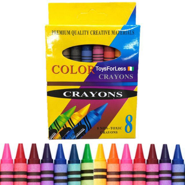 8pcs. Crayons- School Supplies | Shopee Philippines