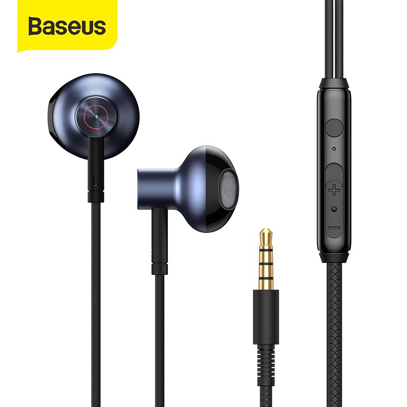 Baseus H19 Wired Earphones 6D Stereo Bass Headphone In-Ear 3.5mm ...