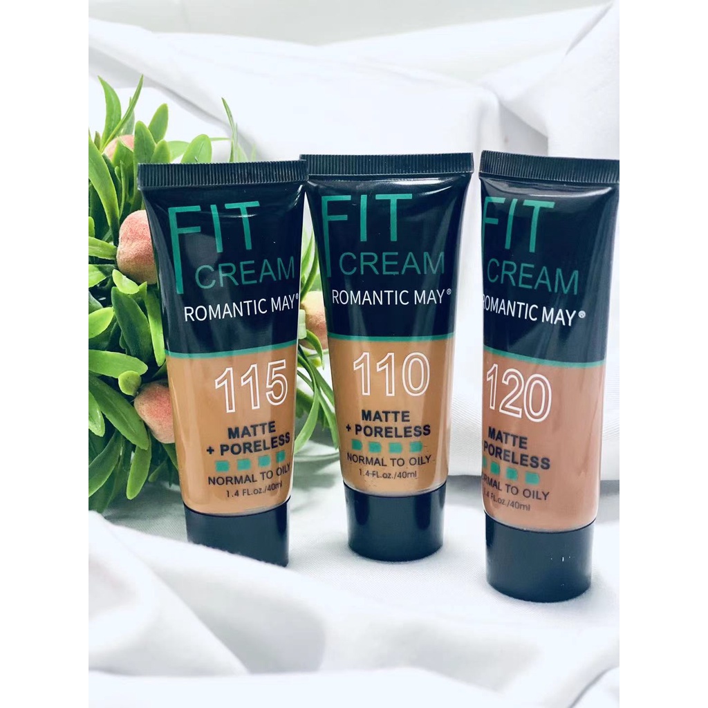 FIT ME cream romantic foundation poreless | Shopee Philippines