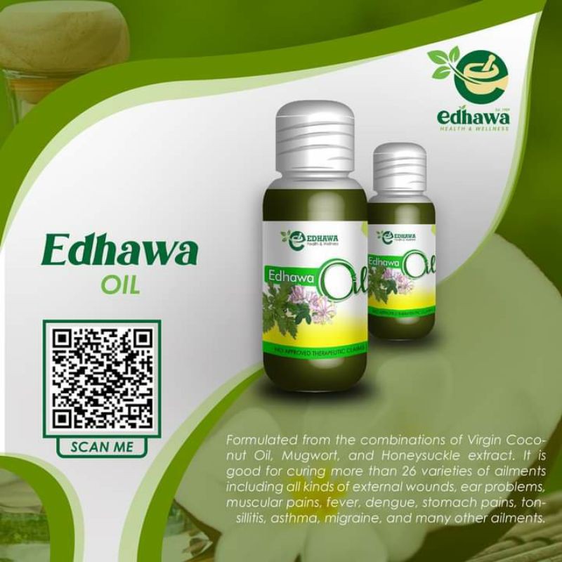 EDHAWA OIL 60ML | The Amazing Oil | For Massage Therapy | Kills Dengue ...