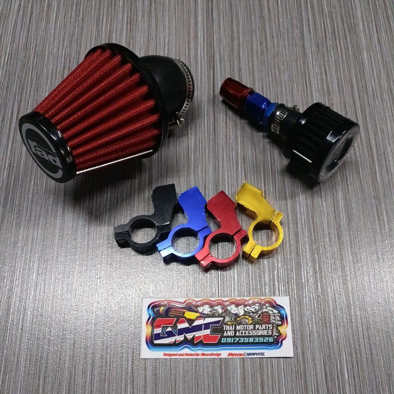RAD FILTER SET ASSEMBLY 42MM/12MM OR BREATHER ONLY (RAIDER 150 FI OR ...