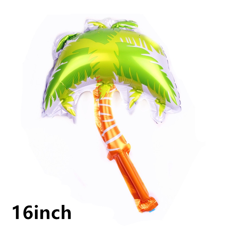 Hawaii Coconut Tree Leaves Balloon Wedding Pool Party Palm Tree Foil ...