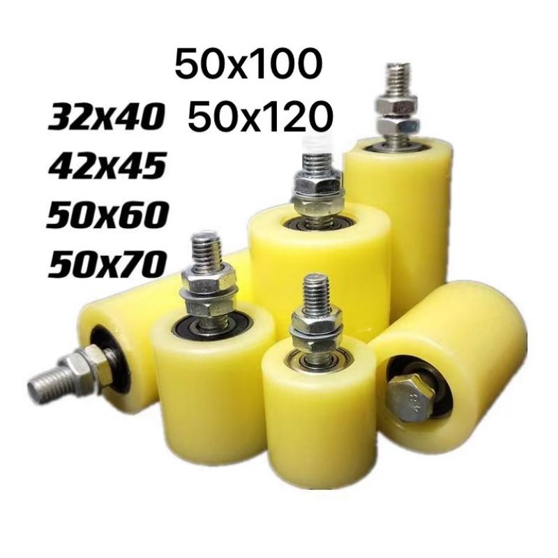 DK COD steel flat nylon gate roller bearing guiding wheel for electric ...