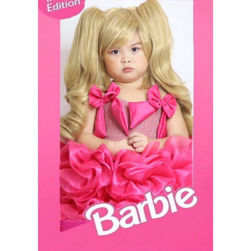 Barbie Kids Hair Wig Mto Shopee Philippines