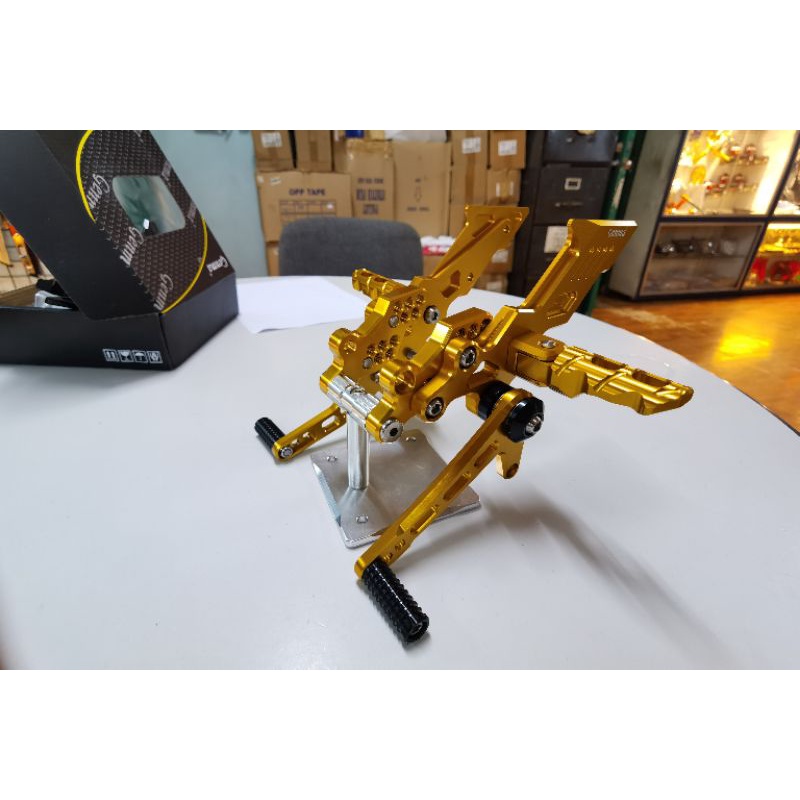 Genma Footrest Single Shifter RearSet Raider R150 Fi R150 Carb Full ...