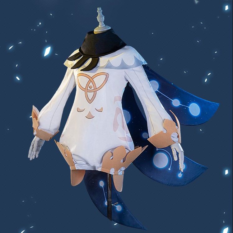 Genshin Impact Cos Clothing Paimon Suit Emergency Food Cosplay Costumes ...