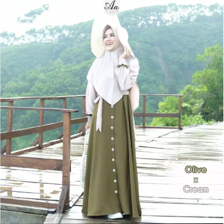 Syazia CS | Mecca Moslem1 Variations Of Olive Muslimah Clothes casual ...