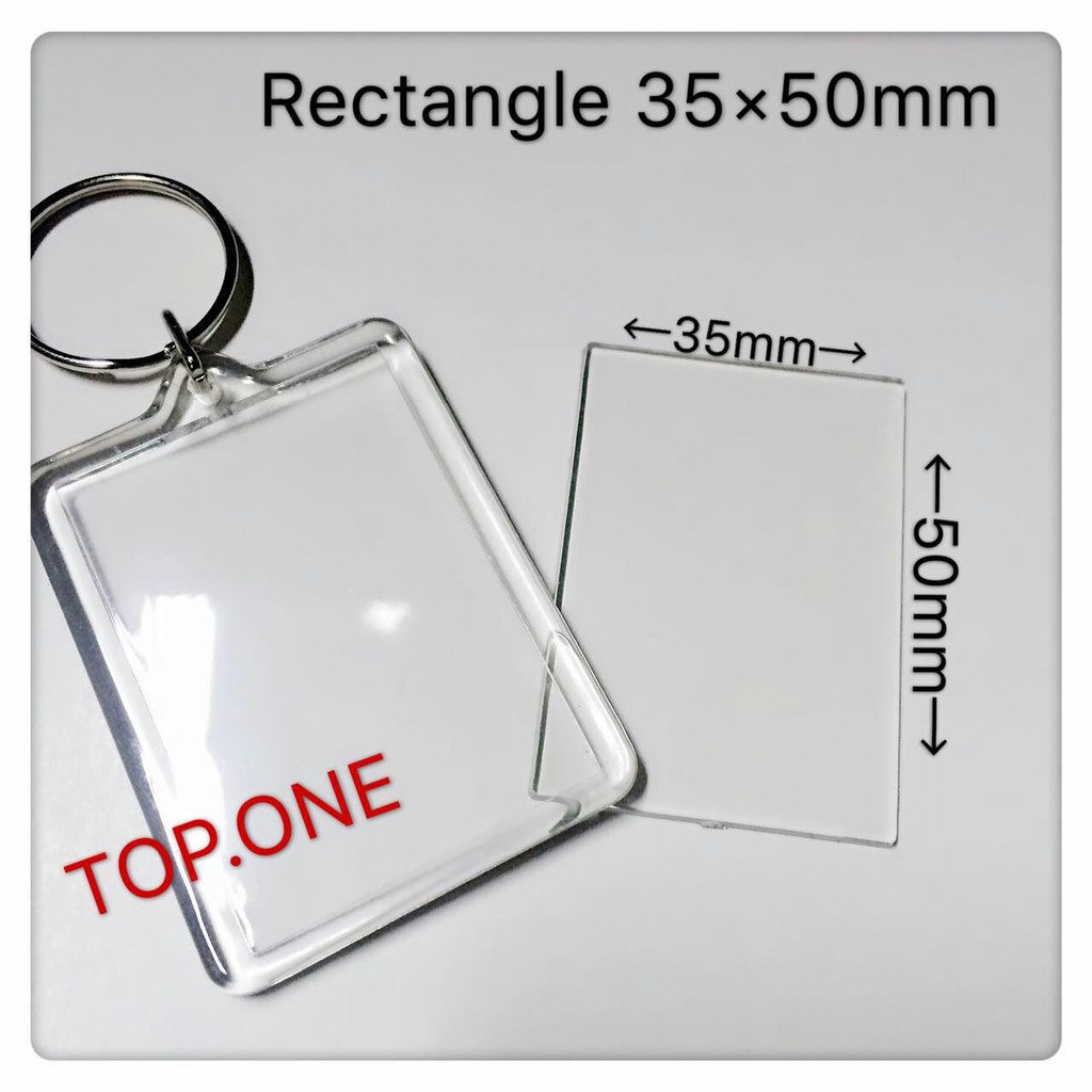 (50pcs)Acrylic keychain photo insert) | Shopee Philippines