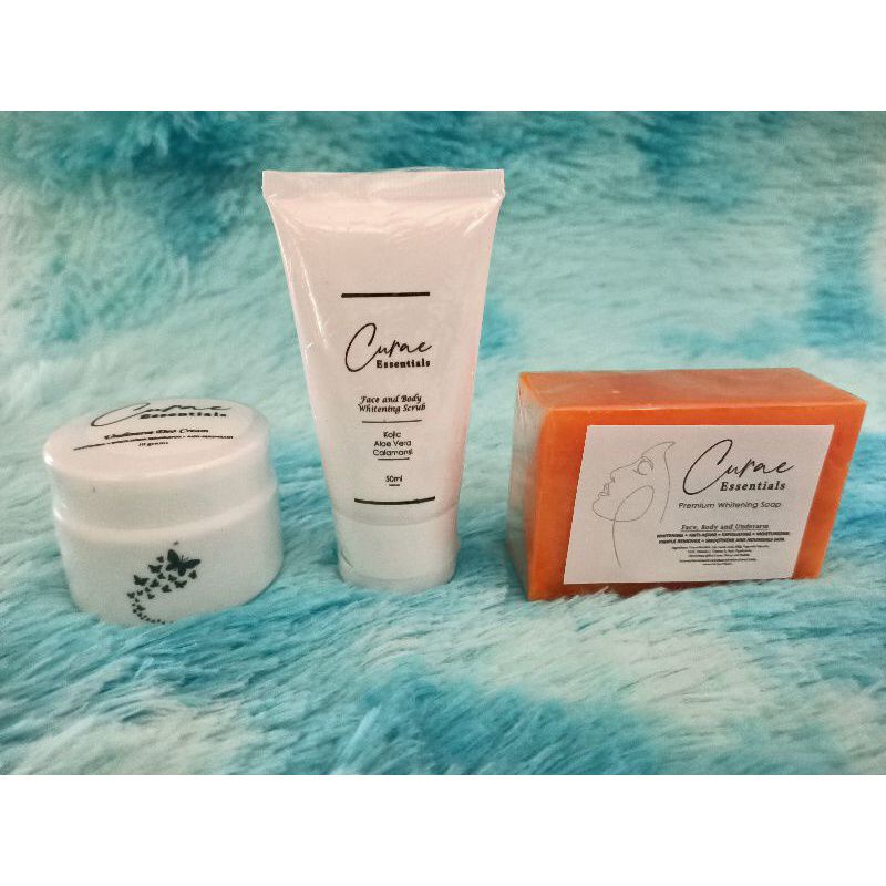 Curae Essentials Dream Trio (UA Deo Cream, Soap & Scrub) | Shopee ...