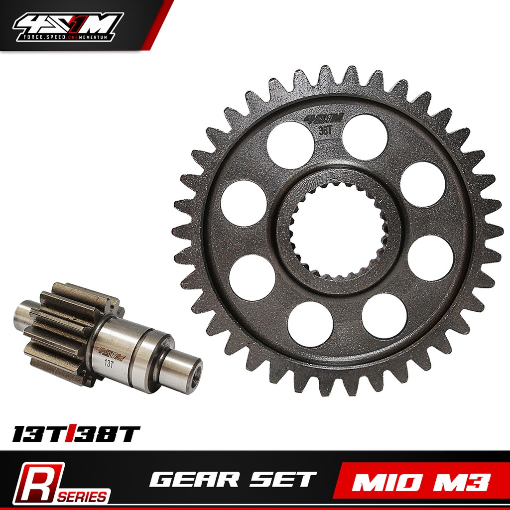 4S1M Gear Set For Mio M3/ Mio I 125 (13T/38T) R-Series | Shopee Philippines