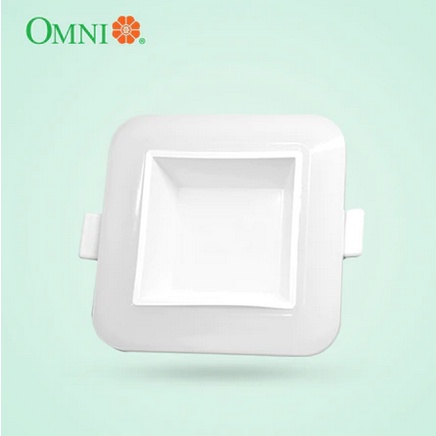 OMNI LED Mini Recessed Square Downlight 8 Watts (Triple Mood Selection ...