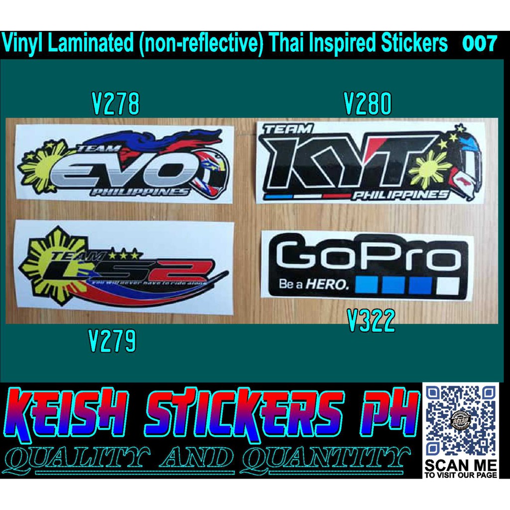 Vinyl Laminated Stickers 007 | Shopee Philippines