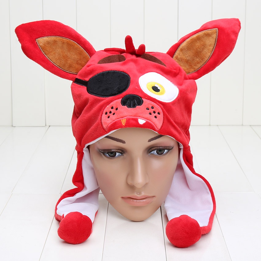 FNAF hat Five Nights At Freddy's Plush Freddy Fazbear foxy Cartoon ...
